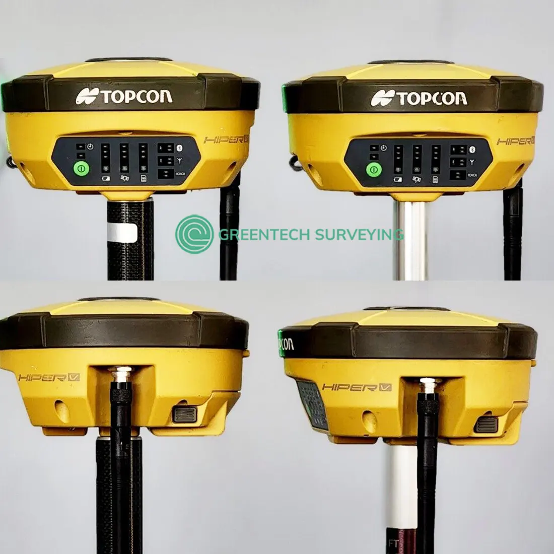 Used Topcon Dual Hiper V GPS GNSS Glonass Base Rover RTK UHF2